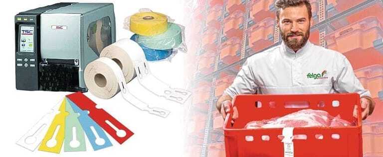 Loop labels for euro containers - Die Fleischerei