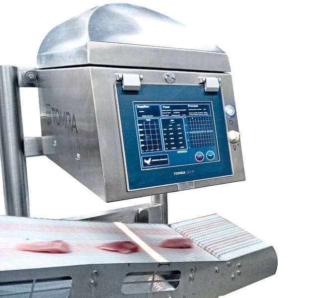 Präzise, optische Sortierung - Die Fleischerei