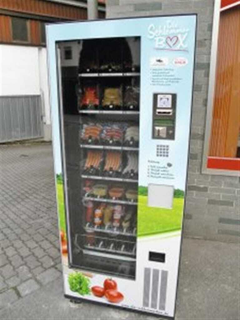 Der erste Automat für Fleischwaren - Die Fleischerei